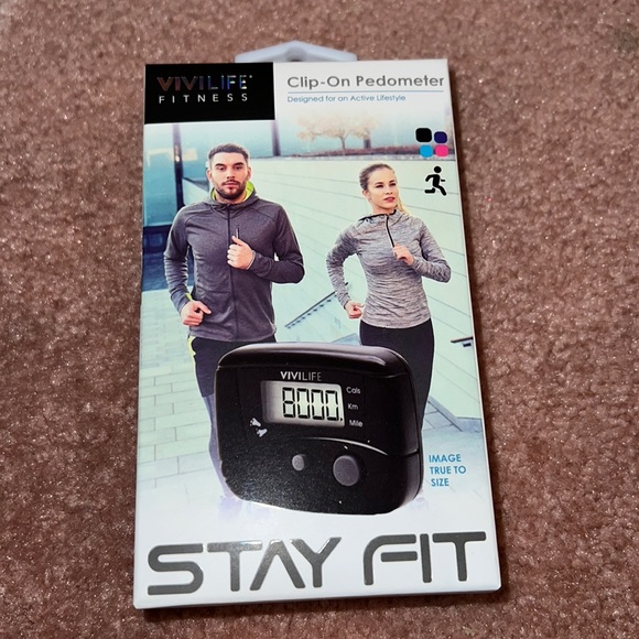 Zumba Fitness | Wearables | Nwt Vivilife Fitness Clip On Pedometer Stay ...